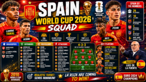 Spain World Cup 2026 Squad: Full Official Squad List, Key Players ...